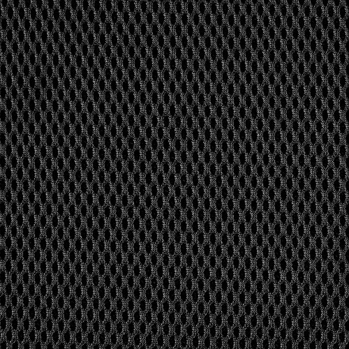 SPACE Seating Deluxe AirGrid Back with Mesh Seat, Adjustable Footring, Dual Function Control and Nylon Base Drafting Chair, Black