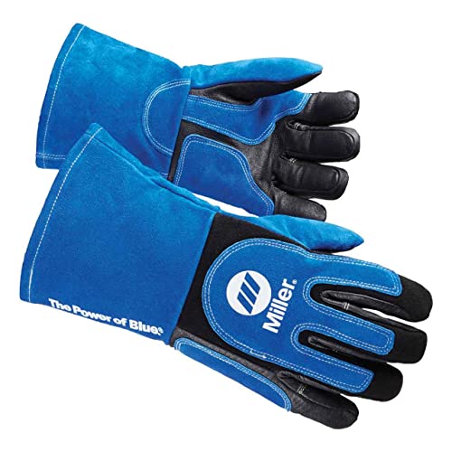 Miller Electric MIG/Stick Welding Gloves,Stick,PR, Large (263339)