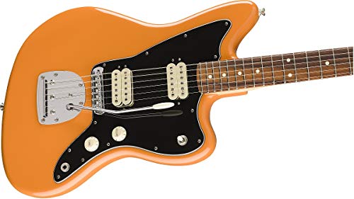 Fender Player Jazzmaster Electric Guitar, with 2-Year Warranty, Capri Orange, Pau Ferro Fingerboard