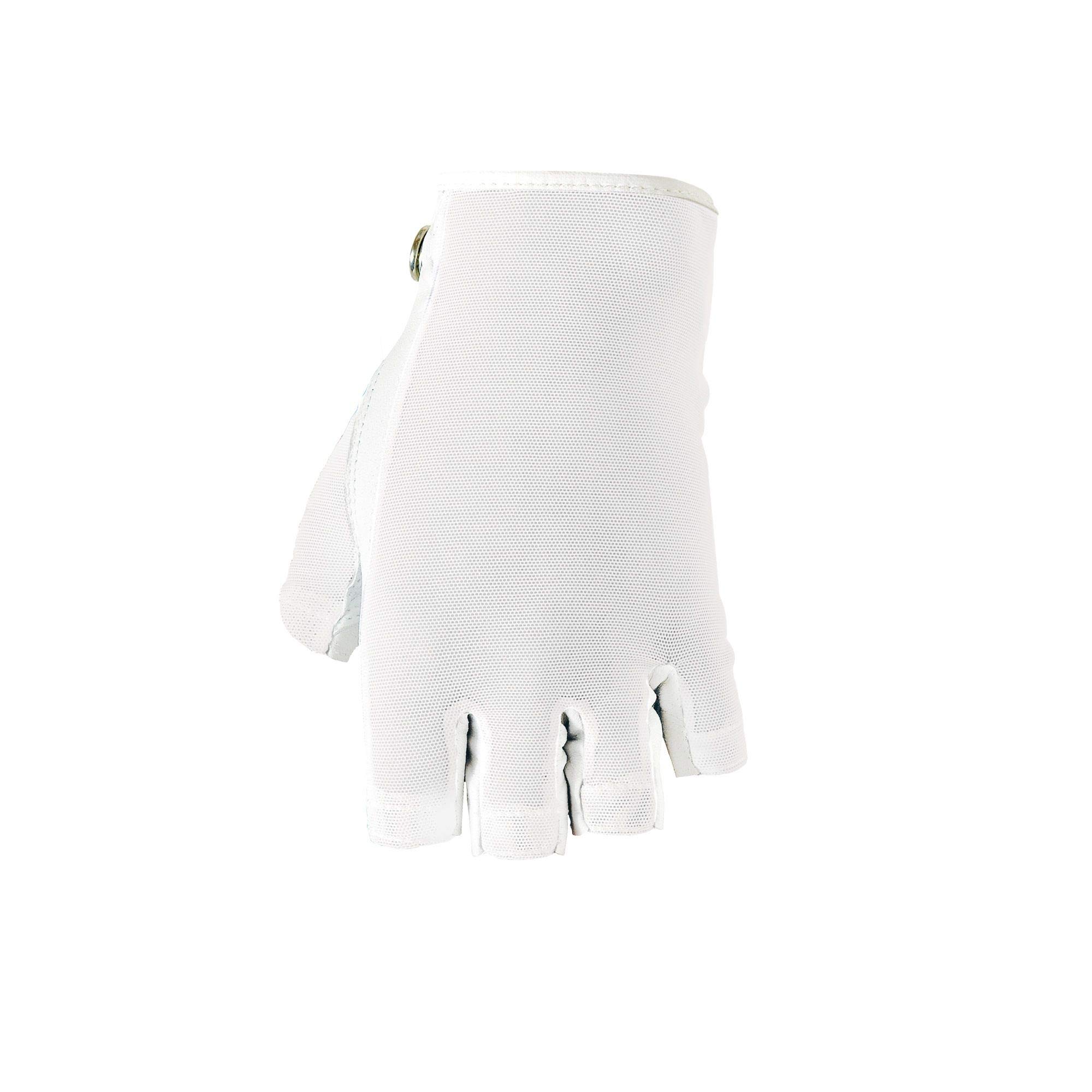 FootJoy Women's StaCooler Sport Golf Glove, White Large, Worn on Left Hand