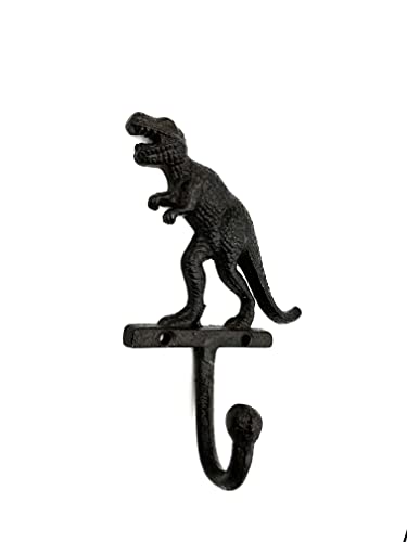 T Rex Dinosaur Kids Coat Hanger - Dinosaur Bathroom Decor Towel Hook- Boy Nursery Decor Dinosaur Decorations - Jurassic Jungle Nursery Backpack Hook - Dinosaur Decor Boys Room Decorative Wall Hook