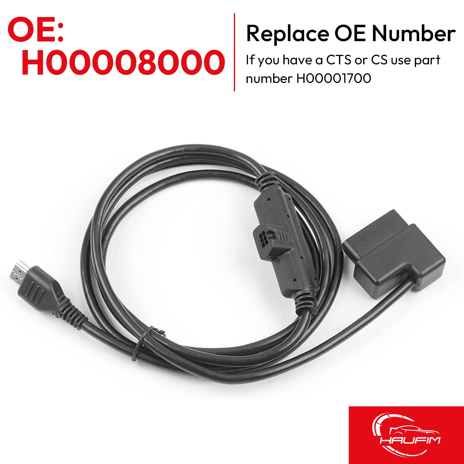 Haufim OBDII to HDMI Monitor Cable Plug for Edge CS2 CTS2 CTS3 Plug Monitor Replace#H00008000