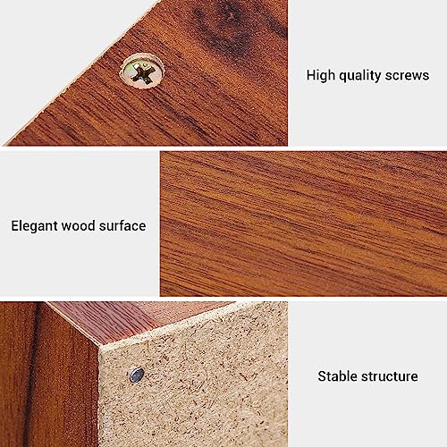 YGYQZ Wooden DIY Open Shelf Bookcase - 9 Pcs Floor Standing Display Cabinet Rack (9, 3 Colors)