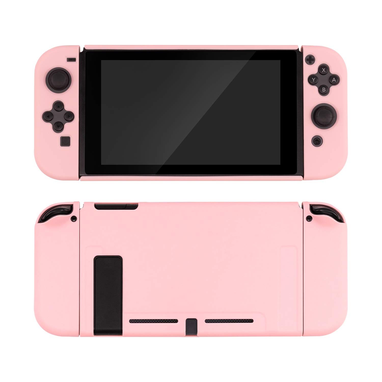 GeekShare Protective Case Slim Cover Case for Switch and Joy Con - Shock-Absorption and Anti-Scratch (Sakura Pink)