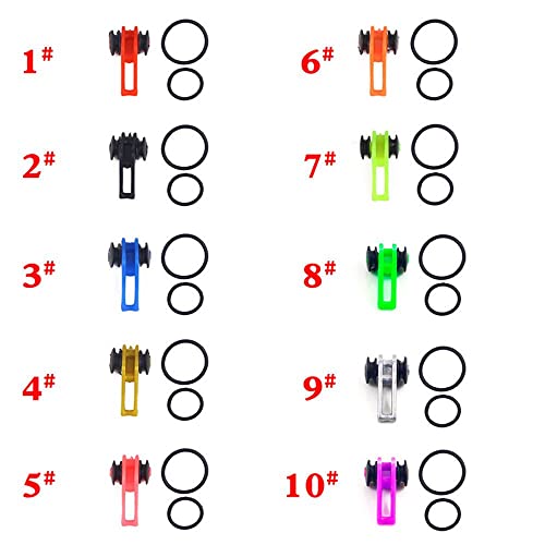 Fishing Hook Secure Keep Durable Jig Hooks Safe Keeping Fishing Accessories Angling Supplies Fish Tackle for Fishing Rod Tool 10Pcs/Pack (Color : 2)