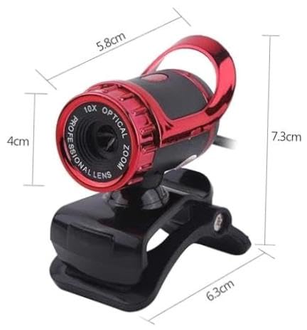 FOPEAS USB PC Webcam -080p Full Rotating Webcam with Clip Design - for Video Conferencing Streaming and Gaming - Compatibility - Easy Setup and Use - by TruVision-size1