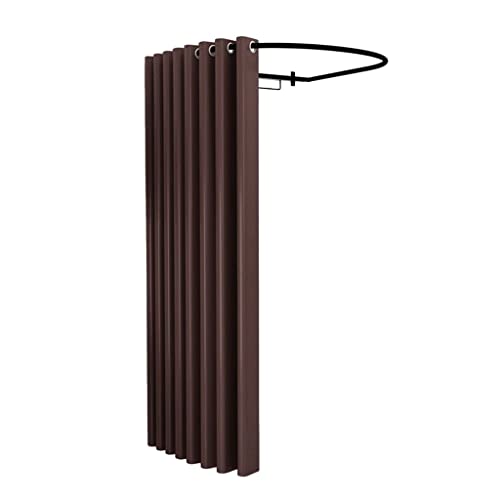 NOBRIM Fitting Room Clothing Store Fitting Room Outdoor U Type Metal Track Changing Room Suitable for Corners Shopping Malls Office Party Bar for Privacy Protection