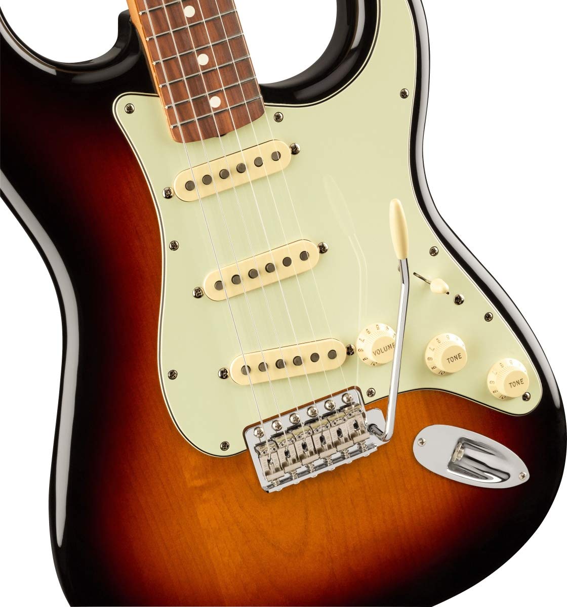 Fender Vintera 60s Stratocaster Electric Guitar, with 2-Year Warranty, Surf Green, Pau Ferro Fingerboard