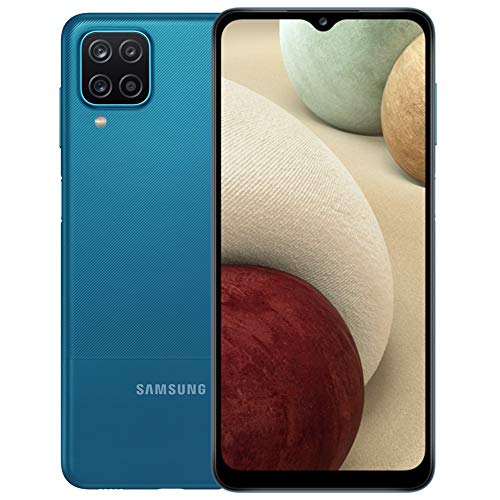 Samsung Galaxy A12 (128GB, 4GB) 6.5 inches GSM Unlocked US + Global 4G VoLTE A127M/DS (Renewed)
