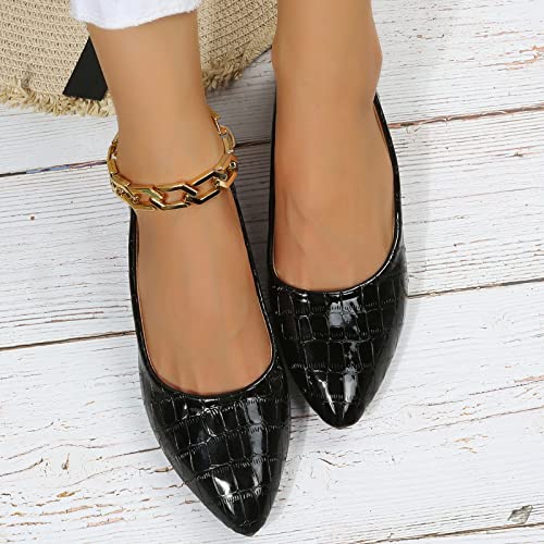 FASDNENDYS Fashion Women's Non Slip Slip On Mesh Stone Pattern Breathable Leisure Work Single Shoes Semi Casual Shoes for Men
