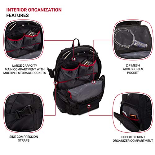 SwissGear Men's Laptop, Black, Large