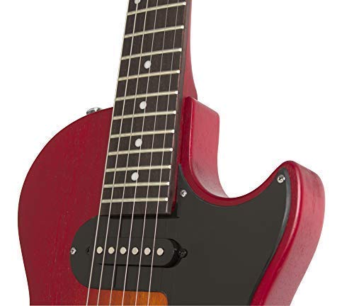 Epiphone Les Paul Melody Maker Starter Pack | Includes Mini Amp, Gigbag, Tuner, Picks, and Strap - Heritage Cherry Sunburst