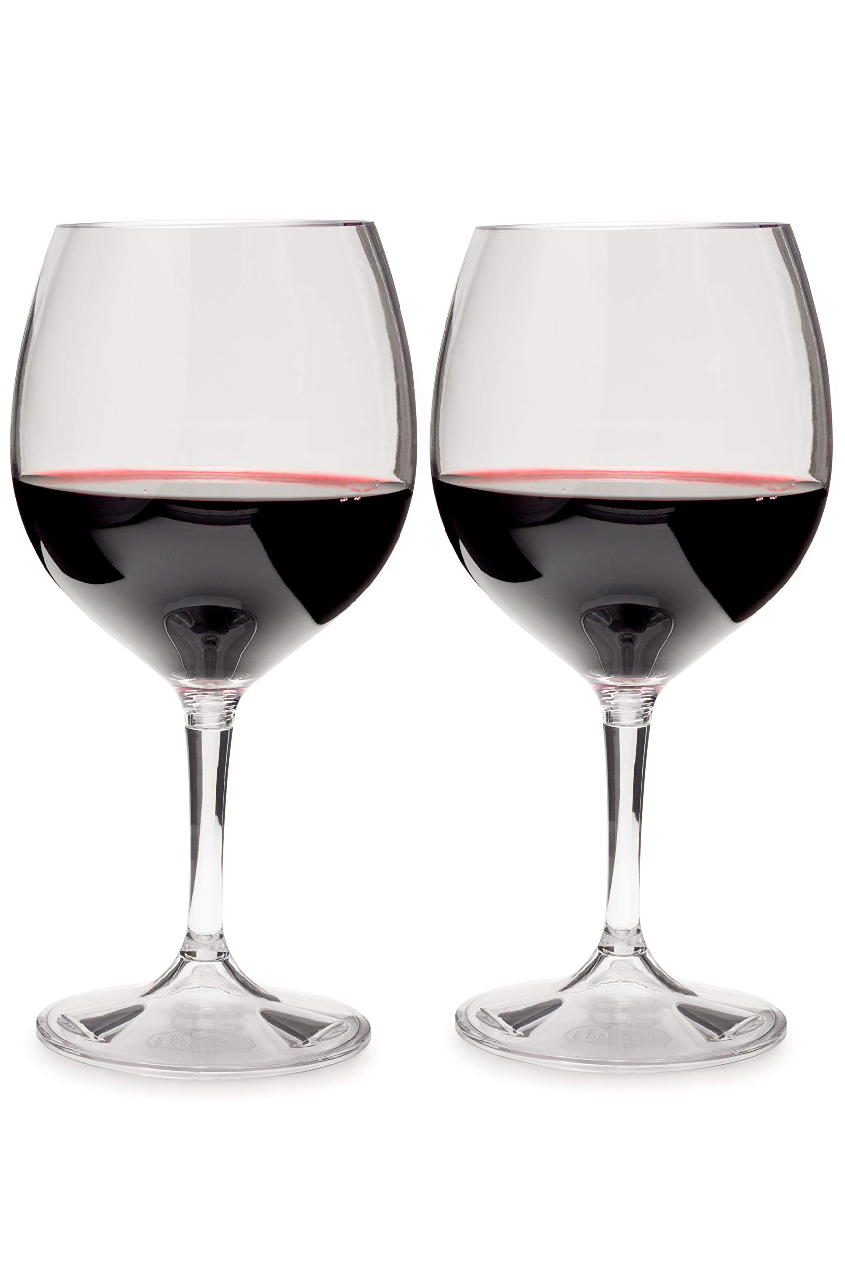 GSI Outdoors Nesting Red Wine Glass Set for Compact Storage and Comfortable Drinking, 15 fl. oz., 79312