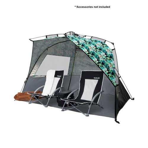 Hurley Beach Tent, Hawaiian Garden Black