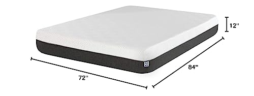 Sealy - Memory Foam Bed in a Box β 12 Inch, Medium Feel, California King Size, CopperChill Technology, CertiPur-US Certified,White