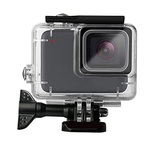 for Waterproof Go pro Hero 7 Silver/White Housing for Protective Rotective Underwater Dive Hero 7 Silver/White Case Transparent