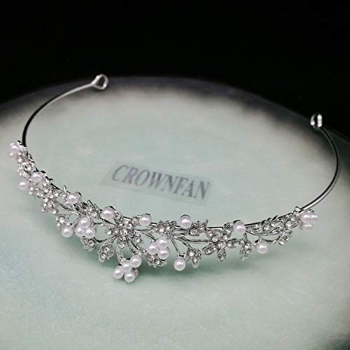 Rhinestone Crystal Tiaras and Crowns Headband For Women Birthday Pageant Wedding Prom Princess Crown (A-006)