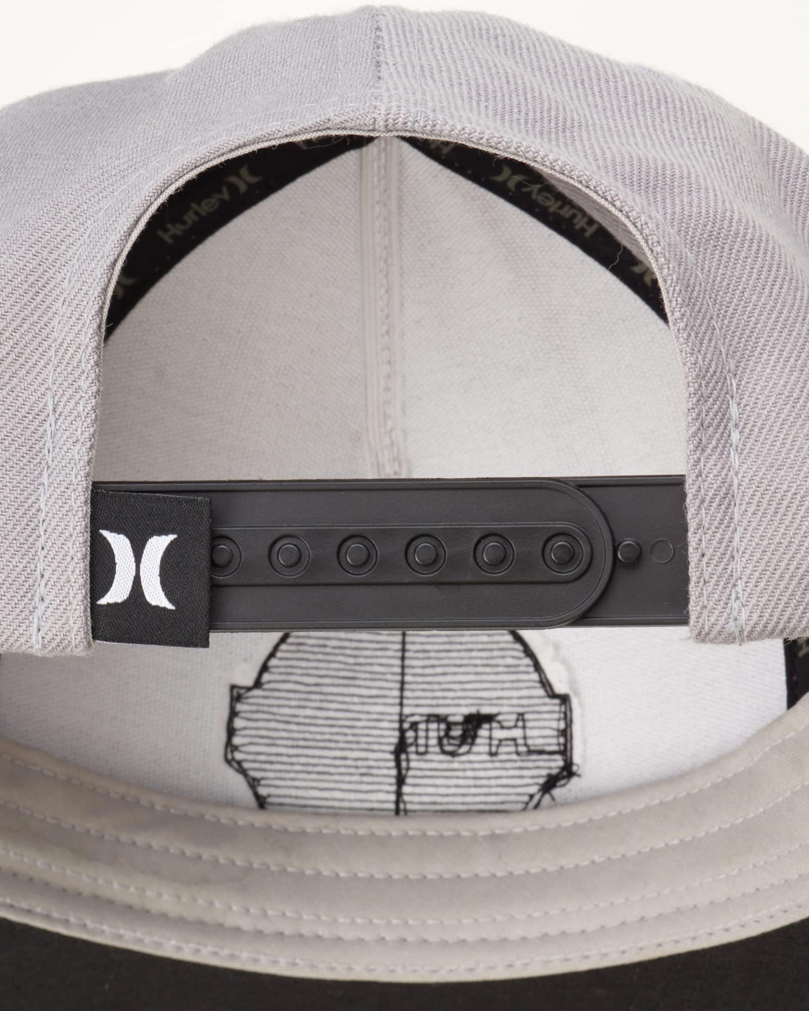 Hurley Men's Hat - Underground Snap Back Cap, Size One Size, Thunderstorm