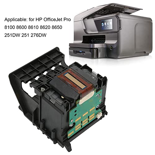 Replacement Print Head for HP Officejet Pro 8100 8600 8610 8620 8650 251DW 251 276DW, ABS Color Printhead Replacement for HP Printer