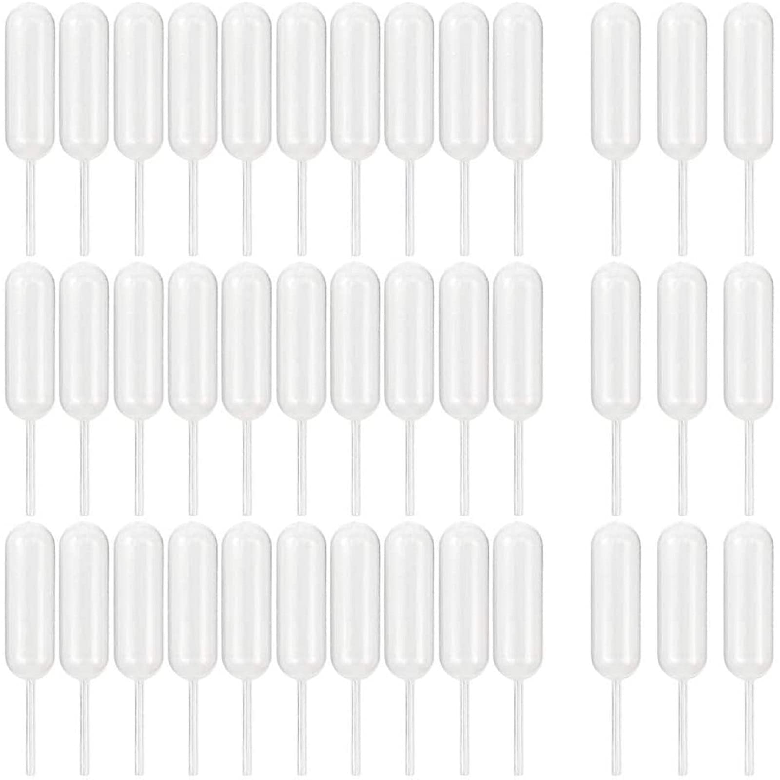 TOMNK 350pcs 4ml Plastic Pipettes Squeeze Transfer Pipettes Suitable for Chocolate, Cupcakes, Strawberries