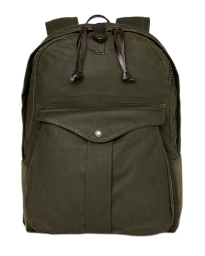 Filson Journeyman Tin Cloth Backpack Laptop Sleeve Otter Green