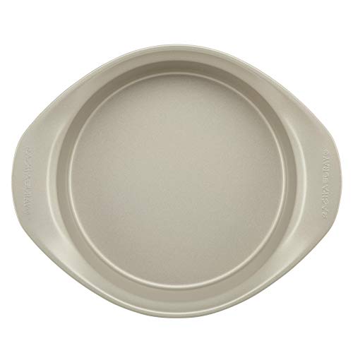 Rachael Ray Nonstick Bakeware Set without Grips includes Nonstick Bread Pan, Baking Pans, Cake Pans, Cookie Sheet / Baking Sheet - 10 Piece, Silver