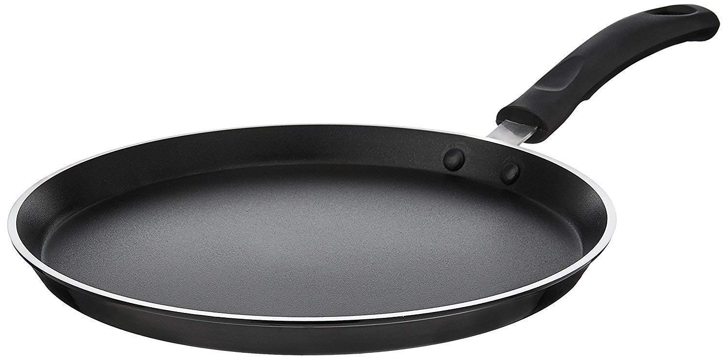 Satre Online And Marketing Big Dosa Pan Size- 290mm,Thickness- 2.6mm,Dosa Pan, Non Stick Dosa Tawa,dosa pan non stick, dosa pan stick,Round Griddle,Mini Dosa Pan,Color : Black and Brown