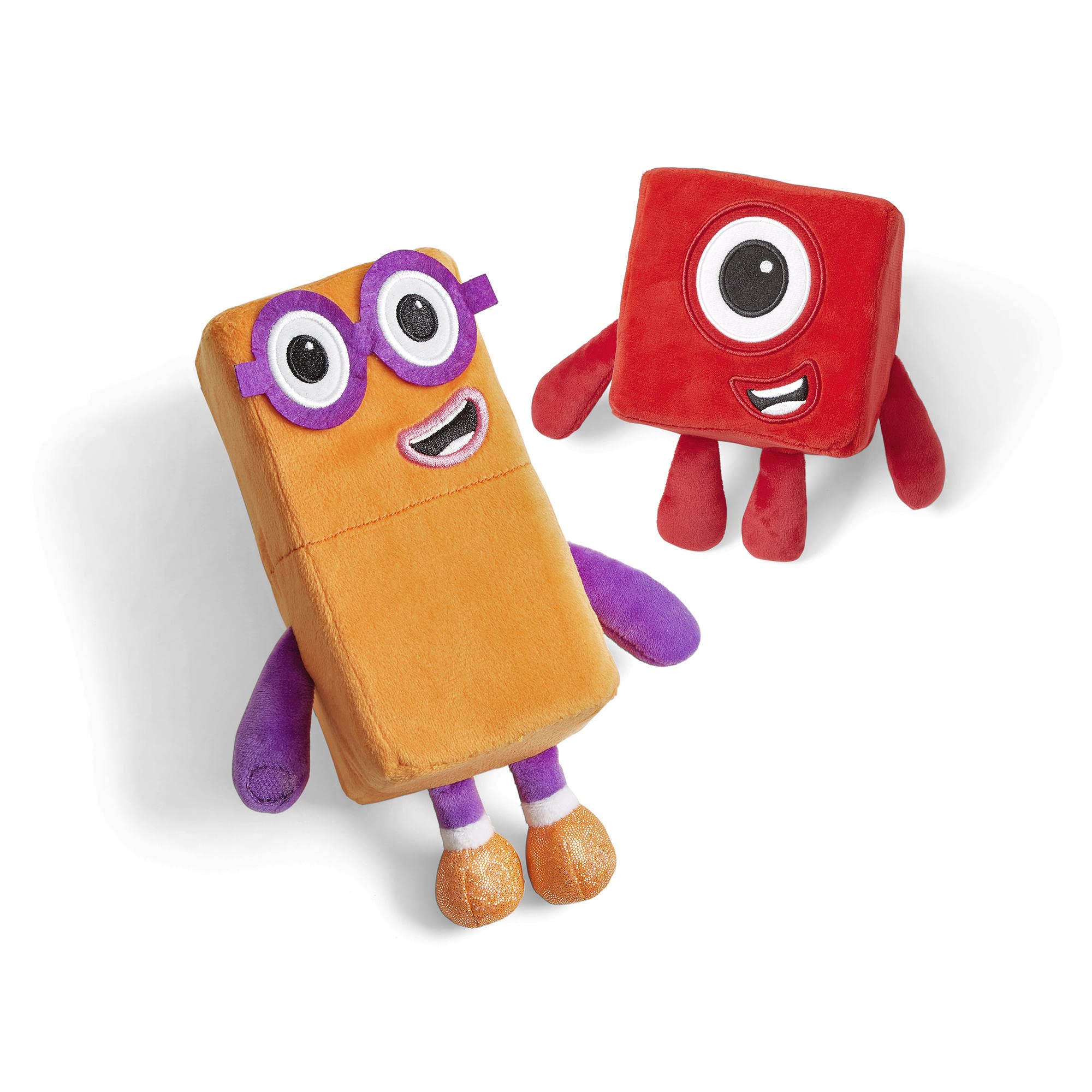 hand2mind MathLink Cubes Numberblocks 1-10 Activity Set, 30 Activities Linked to TV Episodes, Math Cubes, Counting Toys, Base Ten Blocks & Numberblocks One and Two Playful Pals, Numberblocks Plush