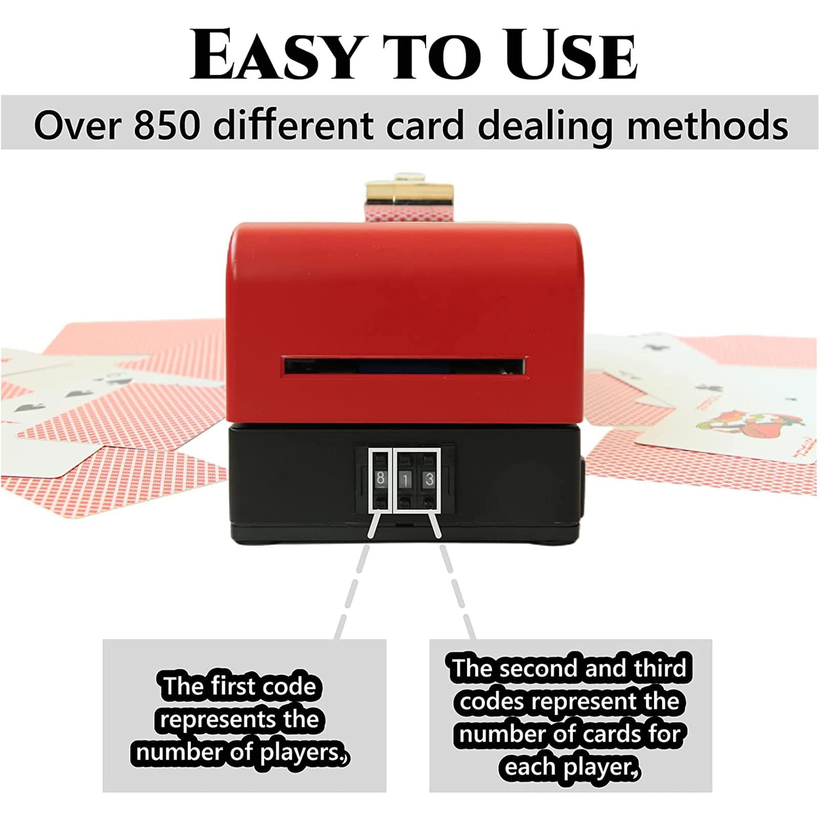JAHURO 360° Rotating Universal Anti-Cheating Playing Card Dealing Tool with Tablecloth and Poker Rotating Card Dealer Machine for UNO, Blackjack, Texas Hold'em