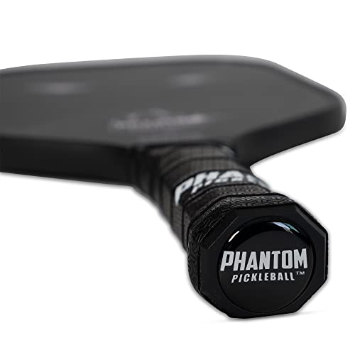 Phantom Goliath 16mm Carbon Fiber Elongated Body Pickleball Paddles - Max Grit and Spin - USAPA Approved β Pickleball Rackets - Pickle-Ball Equipment with Polypropylene Core β Lightweight (Purple)
