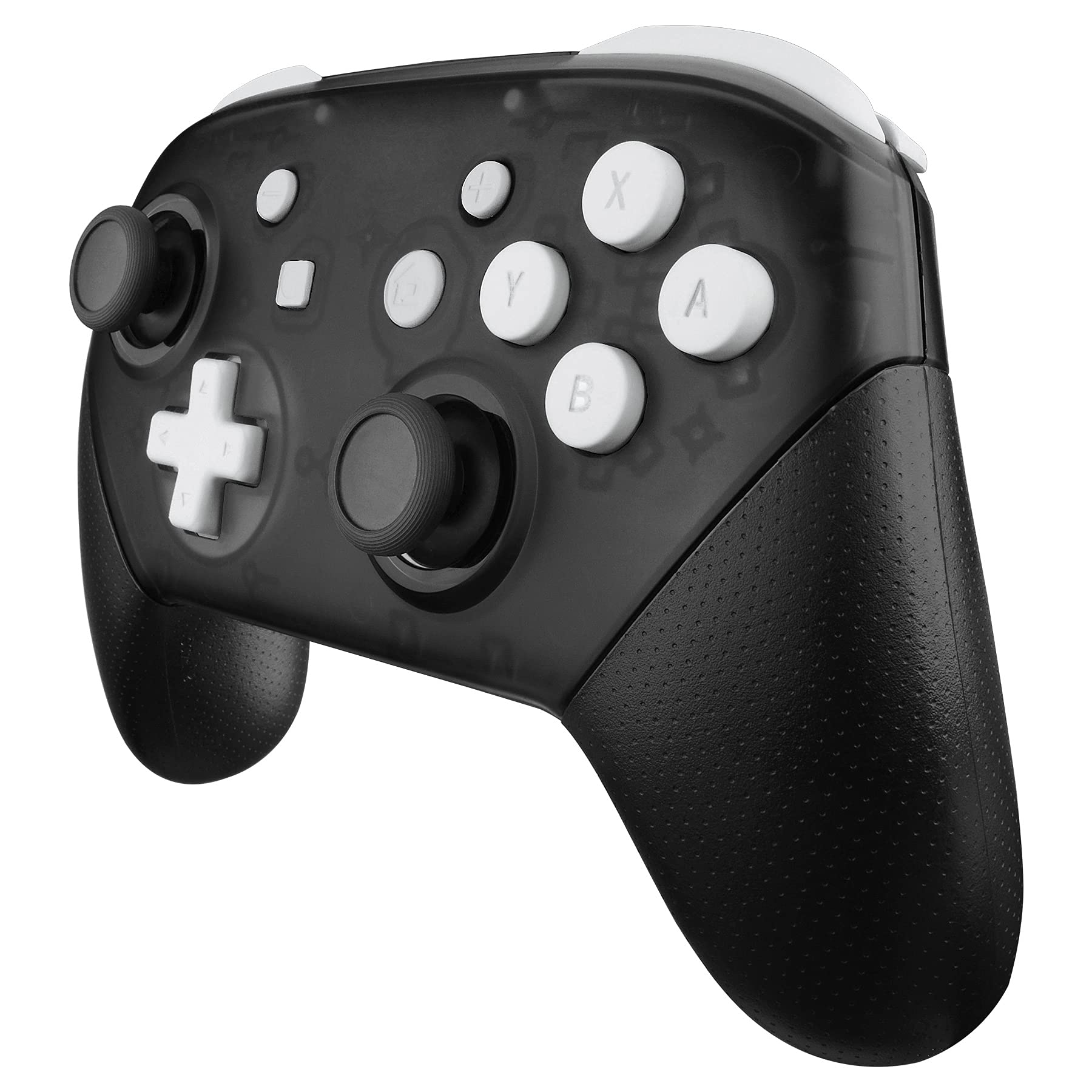 eXtremeRate White Repair ABXY D-pad ZR ZL L R Keys for Nintendo Switch Pro Controller, DIY Replacement Full Set Buttons with Tools for Nintendo Switch Pro - Controller NOT Included