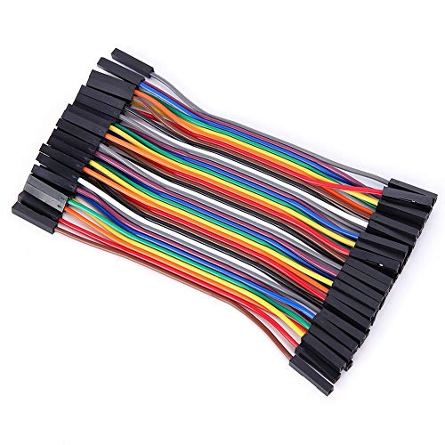 Jump Wire 10Pcs Multicolor Female to Female Connecting Cable for DIY Experiment Electronic Projects