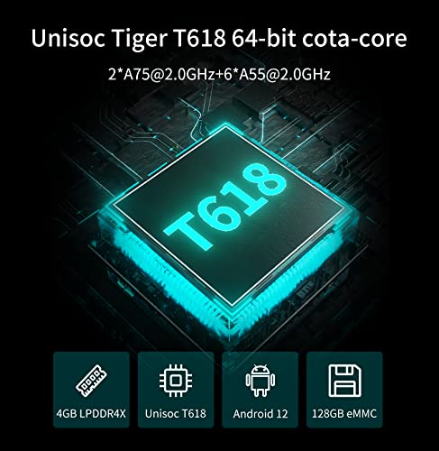 RG405M Retro Handheld Game Console , Aluminum Alloy CNC Android 12 System 4.0 Inch IPS Touch Screen with 128G TF Card 3172 Games Compatible with 5G WiFi and Bluetooth 5.0 (Gray)