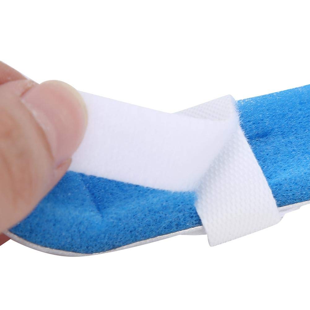 Finger Splint, Aluminum Finger Adjustable Finger Orthosis with Soft Sponge Lining Finger Brace for Broken Fingers Arthritis Pain Sports Injuries(S)