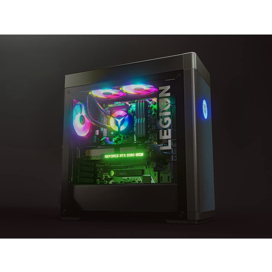 Lenovo Legion T7 34IAZ7 90S1000JUS Gaming Desktop Computer - Intel Core i9 12th Gen i9-12900K Hexadeca-core (16 Core) 3.20 GHz - 64 GB RAM DDR5 SDRAM - 2 TB M.2 PCI Express NVMe 4.0 x4 SSD - Tower - B