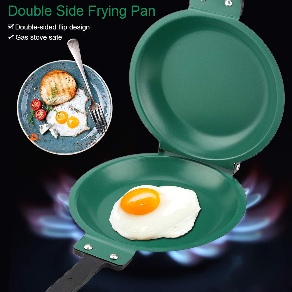 TOPINCN Egg Pan Nonstick, pancake pan, Egg Frying Pan, Griddle Pan, Grill Blini Griddle Crepe Pan, Versatile Breakfast Skillet for Eggs Plett Crepes Compatible Gas Stove Induction Cooktop