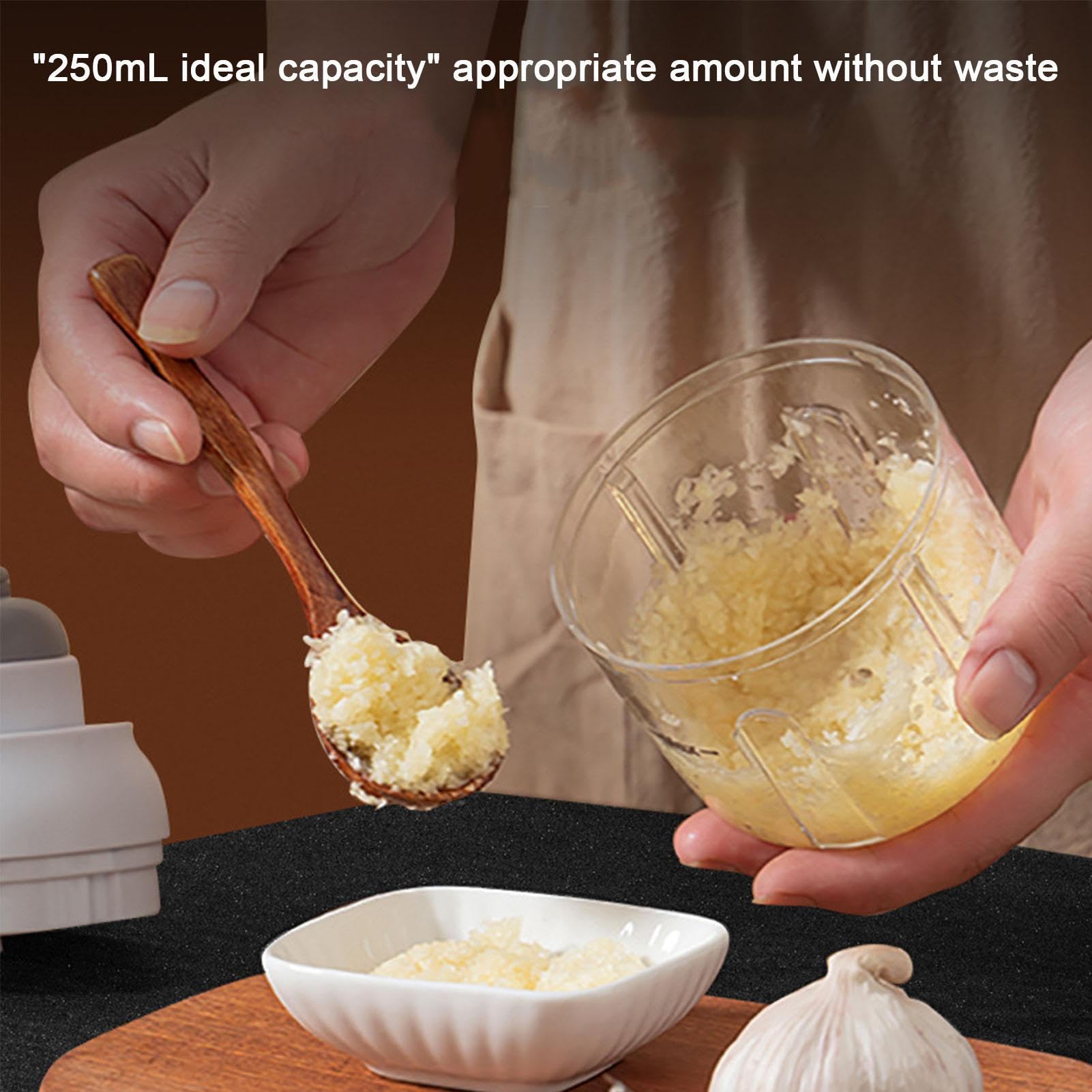 Food Processor, Electric Garlic Blender, Portable Mini Food Processor, Mini Portable Veggie Chopper, Rechargeable Vegetable Chopper Blender, Wireless Food Processor for Ginger, Chili, Fruits, Veggie