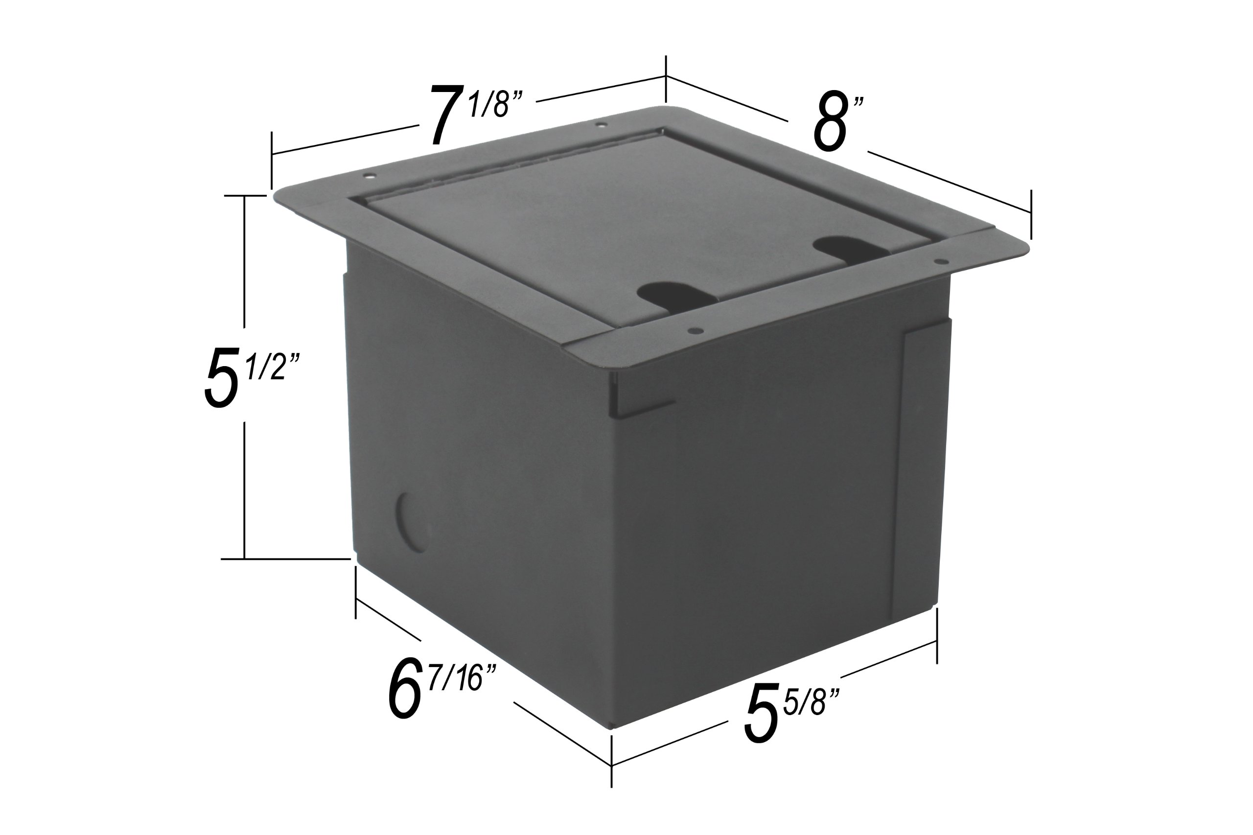 Elite Core | Recessed Floor Box | Customizable Plate