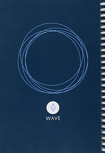 Rocketbook Wave Smart Notebook - Dotted Grid Eco-Friendly Notebook with 1 Pilot Frixion Pen Included - Executive Size (6" x 8.8"), Model Number: WAV-E
