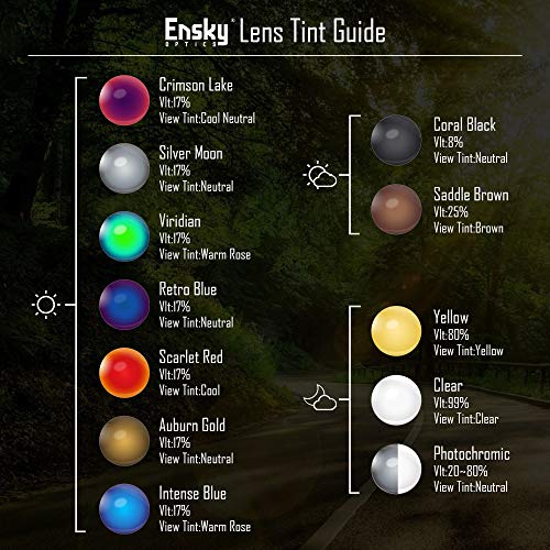 Ensky Replacement Lenses for Oakley Half Jacket 2.0 XL OO9154 Sunglasses - Scarlet Red