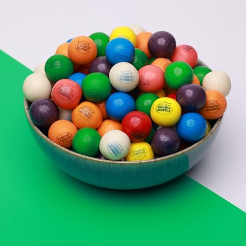 Gumballs for Gumball Machine - 1 Inch Large Gumballs - King Gumballs in Bulk - 2.4 Lb Gumball Machine Refills - 140 Pcs Giant Gumballs - Bulk Gum for Kids - Assorted Gum Refill