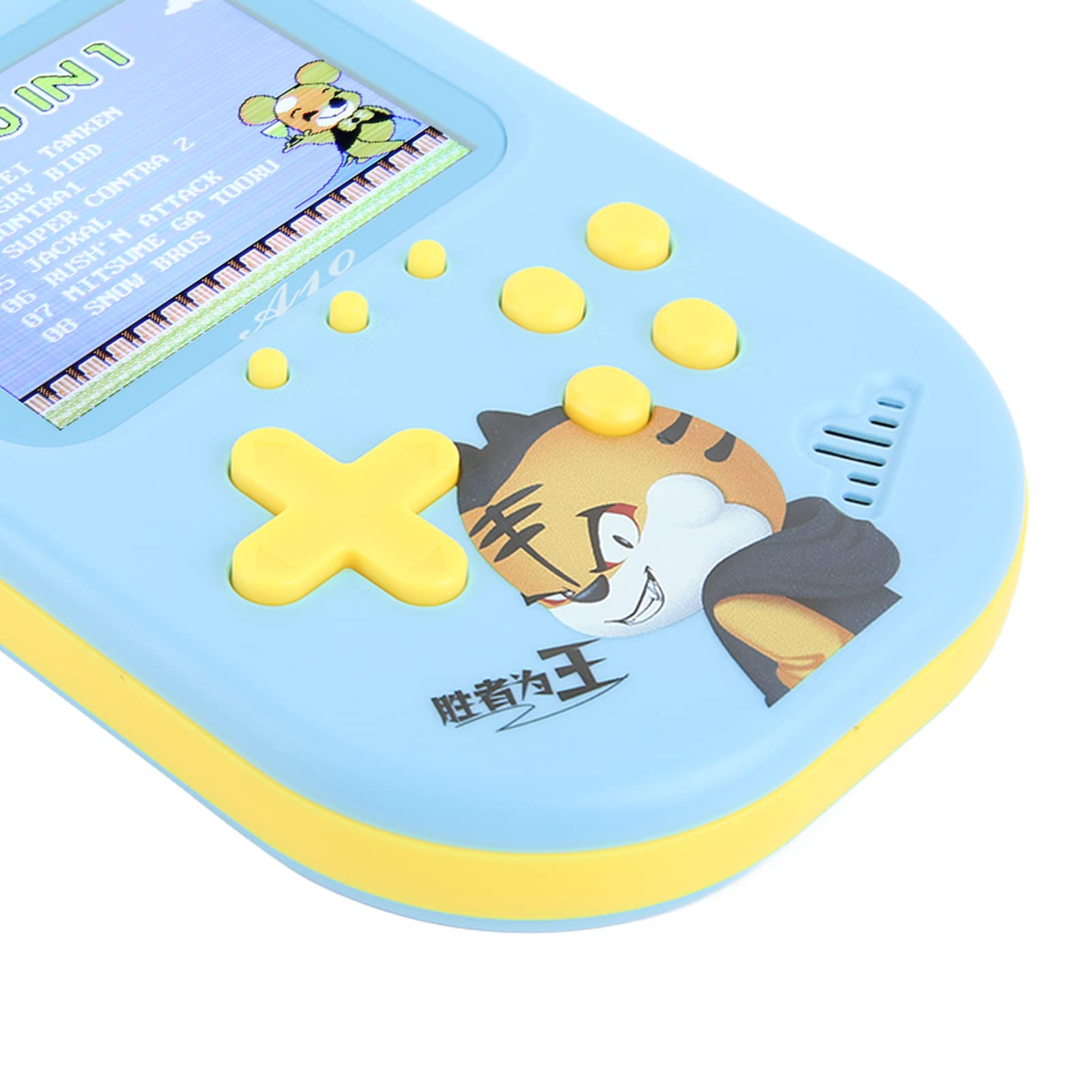 Handheld Game Console, Blue 3 Inch Screen Game Console Mini Sensitive for Dormitory