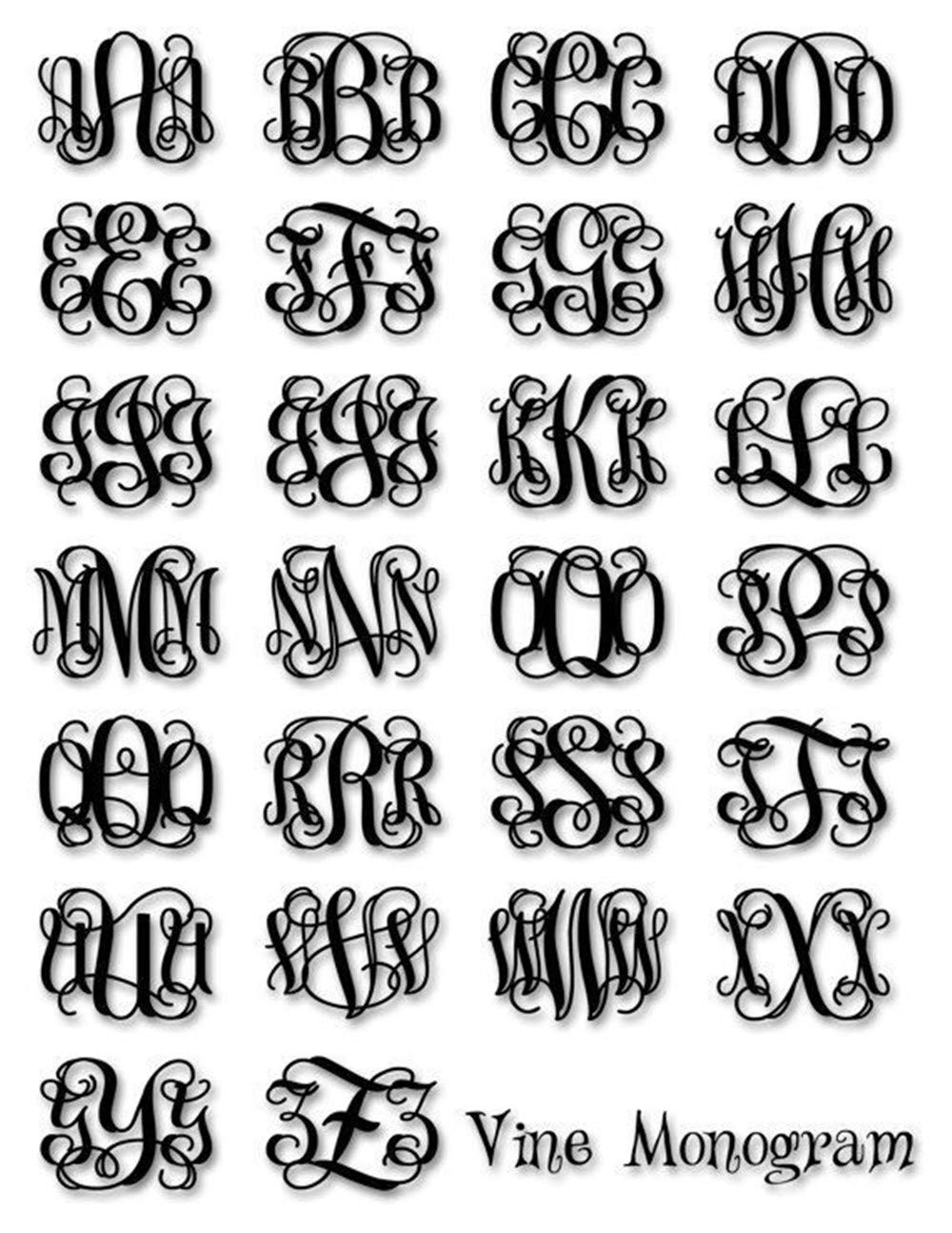 Elefezar Personalized Script Monogram Signet Ring 925 Sterling Silver Initial Ring Custom Unisex Jewelry Silver
