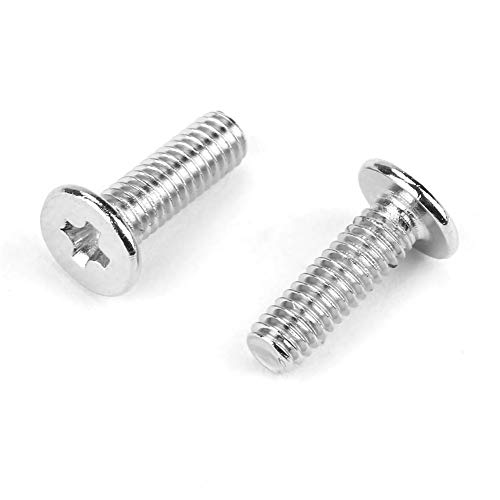 M2.5 Screws Laptop Screws Computer Screws Assortment Kit 100pcs M2.5 Carbon Steel Machine Screw Flat Head Screws Machinery Repair Parts(M2.5 * 12 * 5)