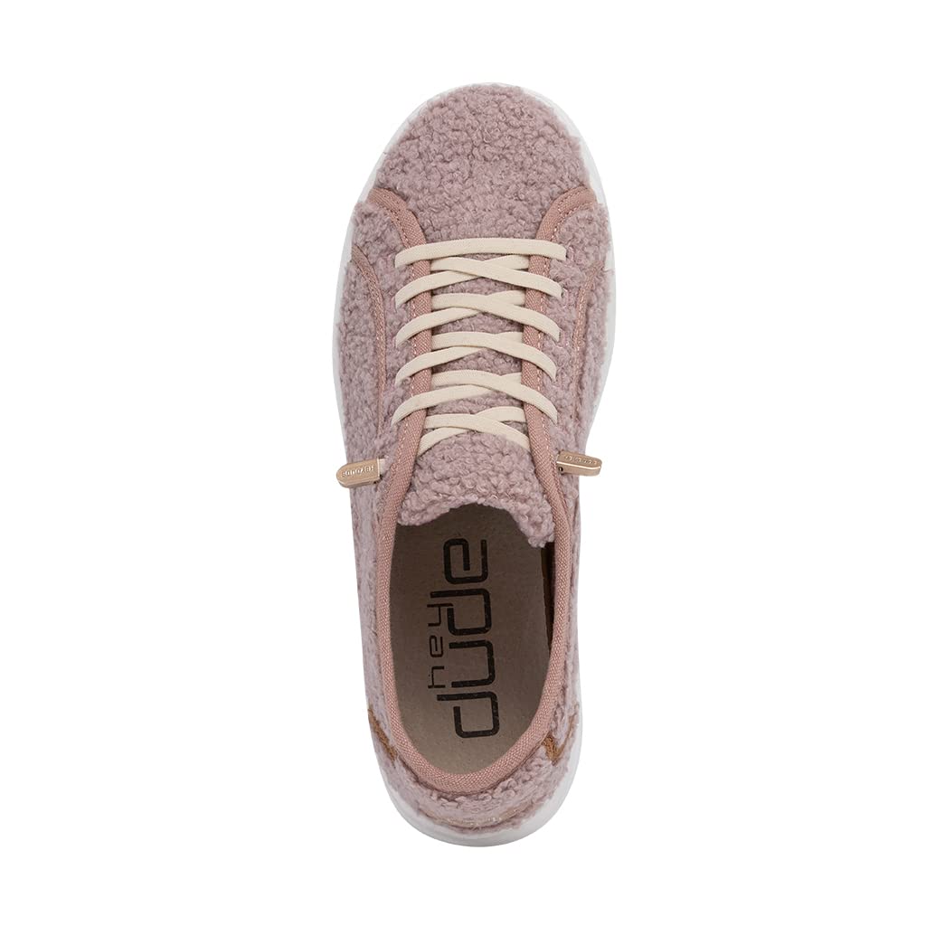 Hey Dude Women's Karina Karina Sherpa Tuscany 7 | Women's Sneakers | Women's Casual Shoes | Comfortable & Light-Weight