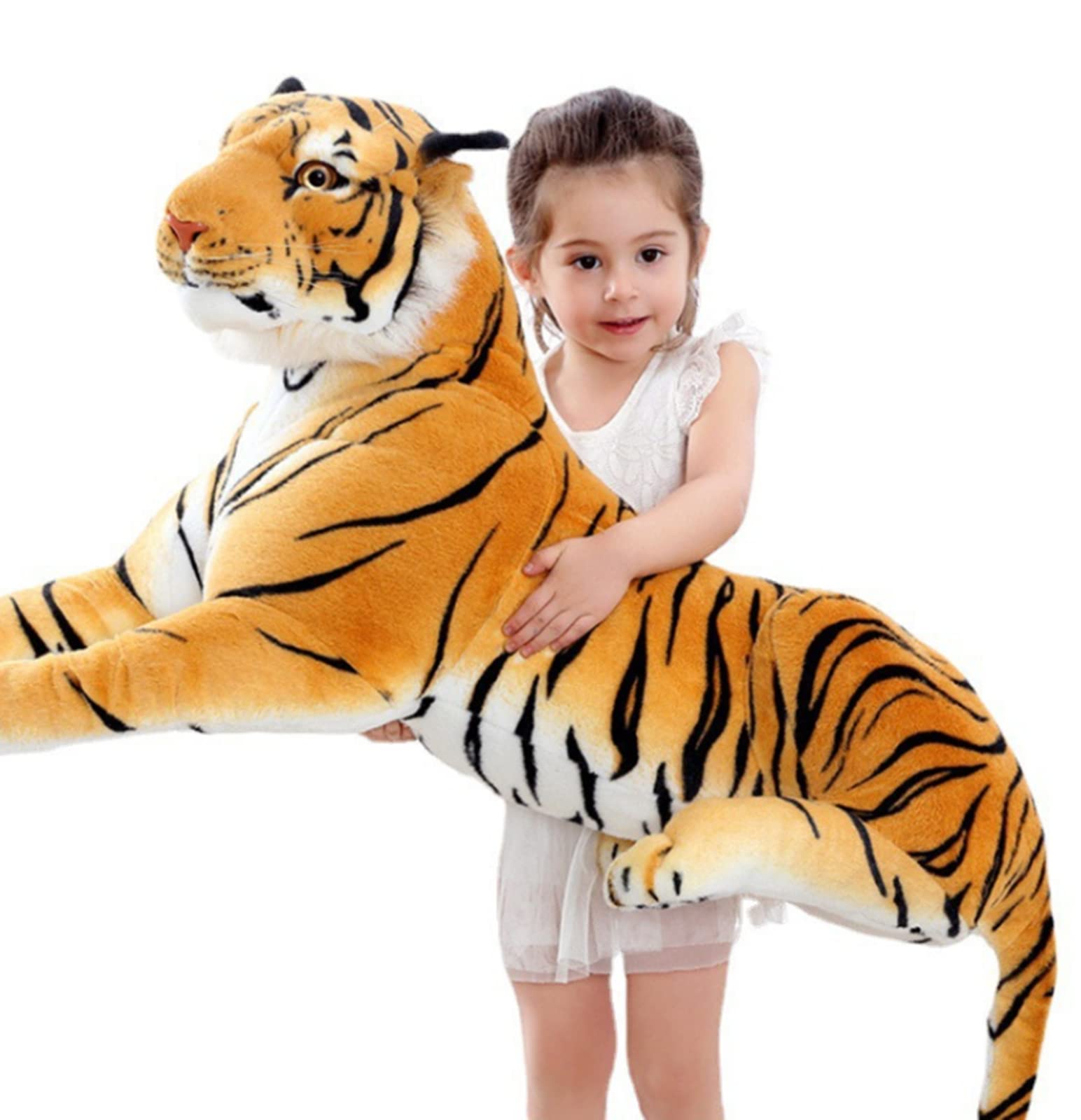 XIYUAN Tiger Plush Toysļ¼Plush Pillow Stuffed Toy Stuffed Pillow, Used for Home Decoration Gifts, Childrenās PillowStuffed Animal Toy (23.6 inches / 60 cm)
