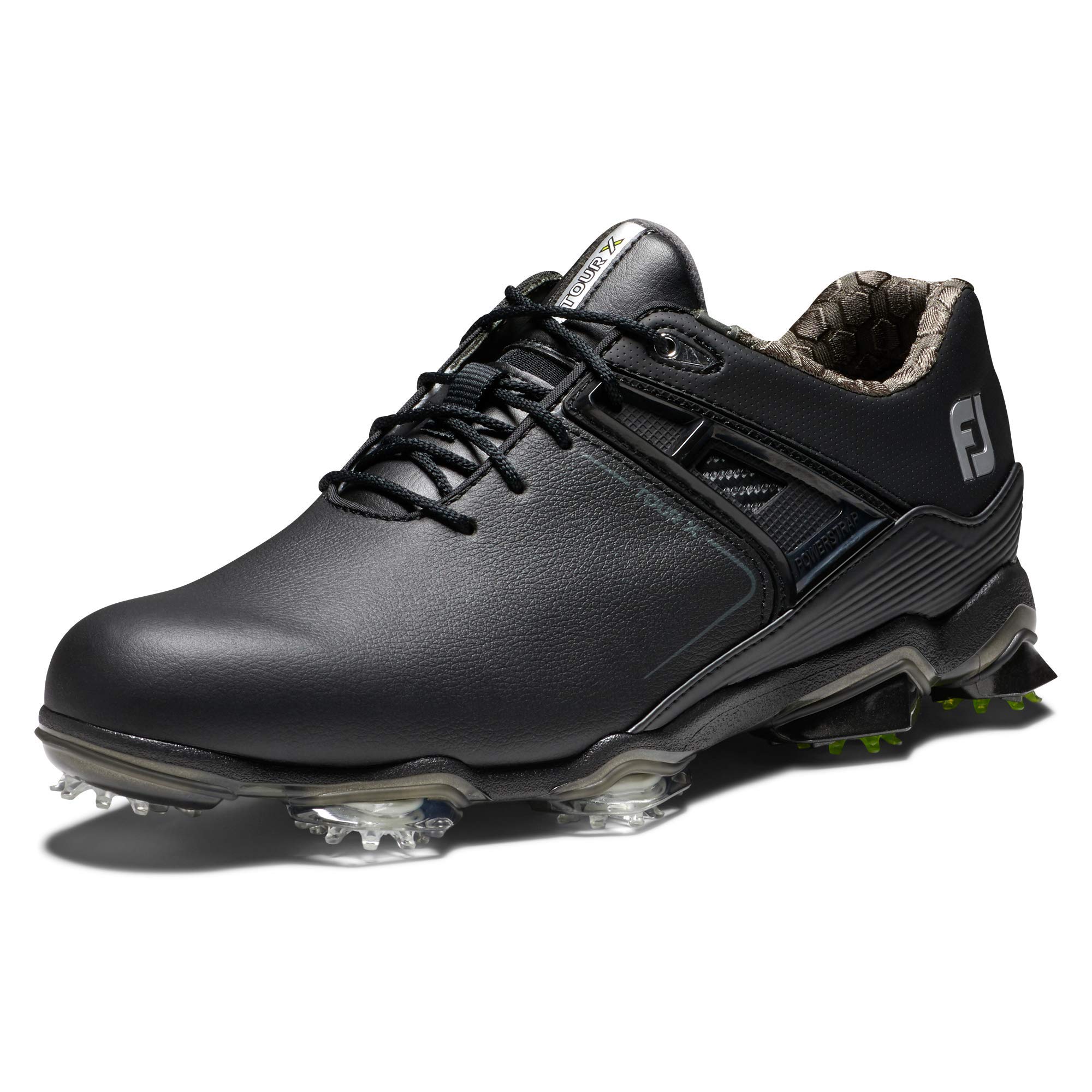 FootJoy Men's Tour X Previous Season Style Golf Shoes, White/Navy/Lime, 8 Wide