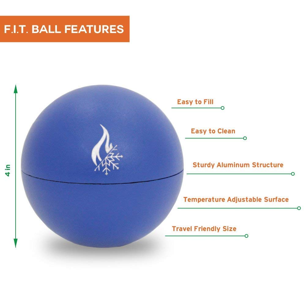Fire and Ice Therapy F.I.T. F.I.T. Deluxe Roller & Ball