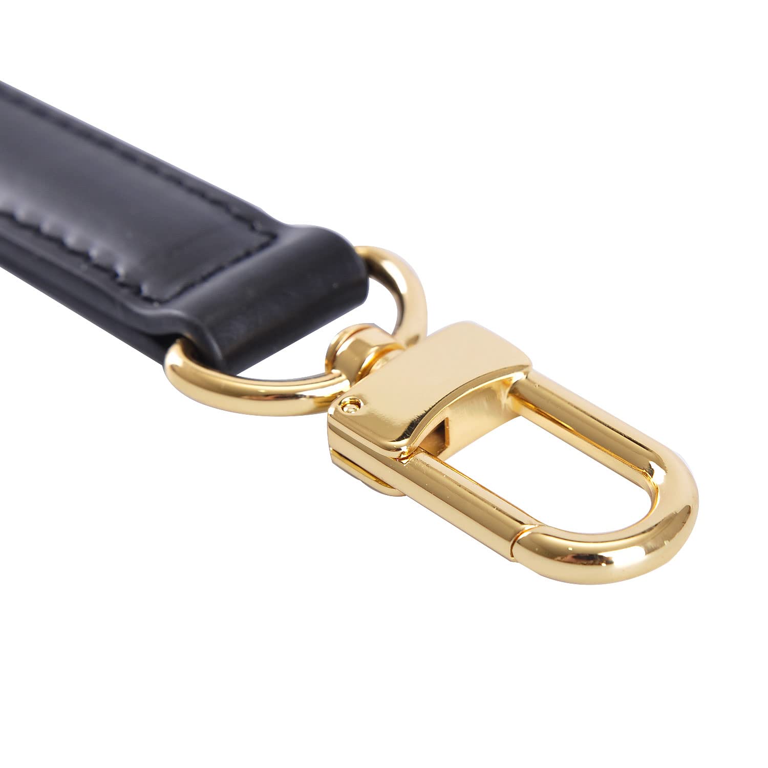 Genuine Leather Plain Strap Replacement Top Handle Leather Strap for Handbag (Caramel, 26 in)