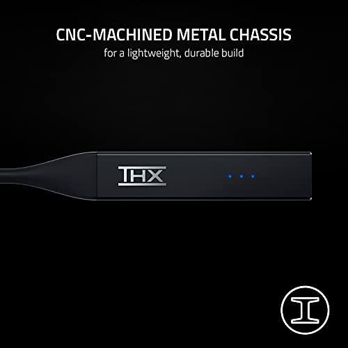 THX Onyx Portable DAC Headphone Amplifier: High Resolution Audio DAC for Smartphone/PC/Home Audio - THX AAA - MQA Renderer - Direct Stream Digital (DSD) - ES9281PRO DAC - Magnetic Cable Management